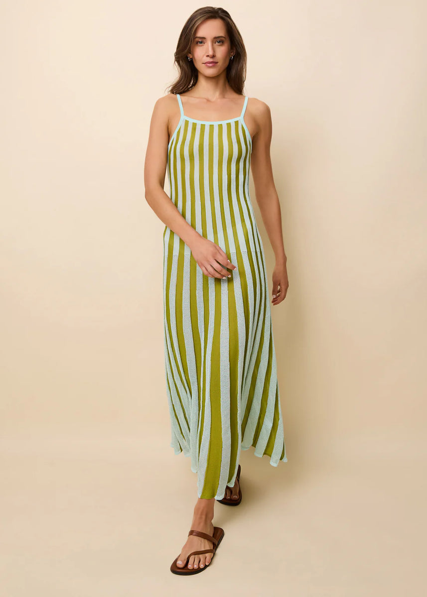 The Kaylee Dress Sky Chartreuse – Ophelia Swimwear